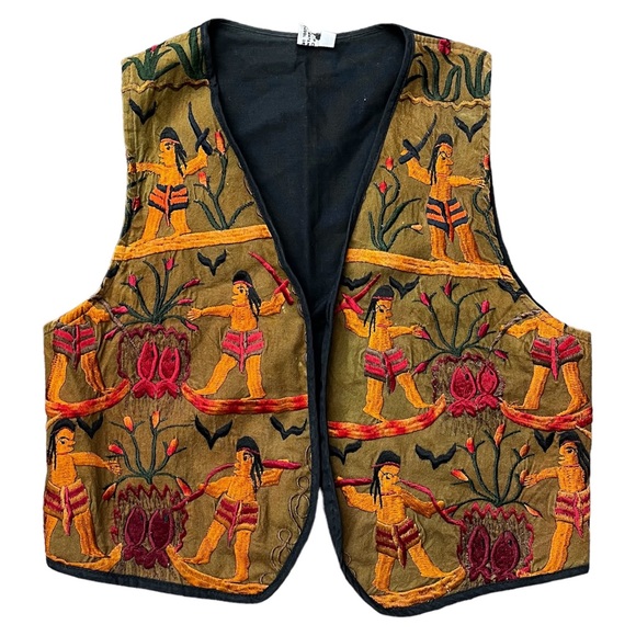 American Vintage | Jackets & Coats | Vintage Handmade Tribal Native ...